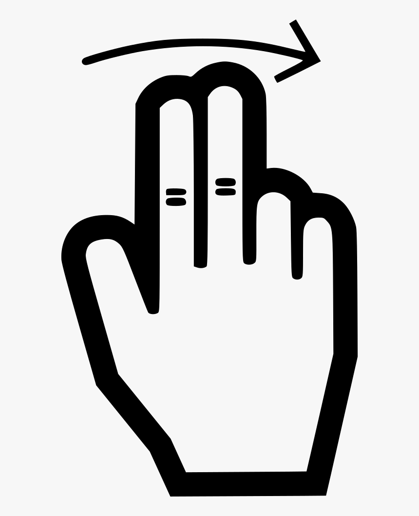 Swipe Right - Icon Hand Vector Png, Transparent Png , Transparent Png ...
