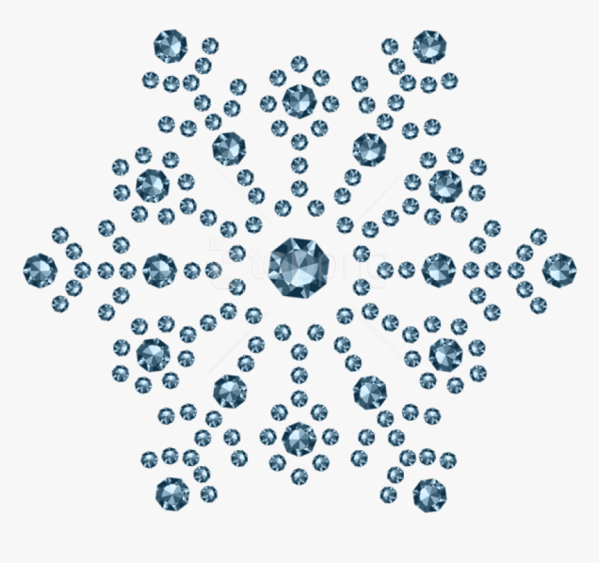 Free Png Diamond Snowflake Png - Snowflakes Png, Transparent Png ...