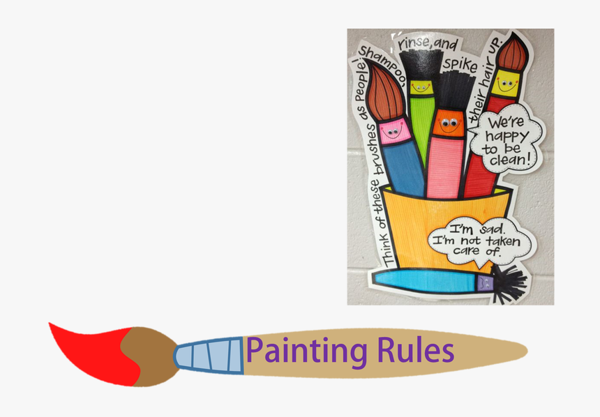Wash Paint Brushes Poster , Transparent Cartoons - Wash Paint Brushes ...