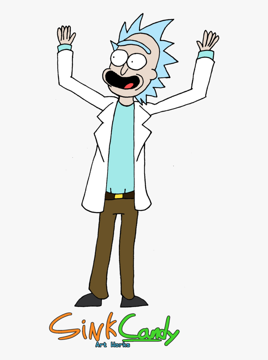 Banner Freeuse Library Rick Drawing Human - Cartoon, HD Png Download ...