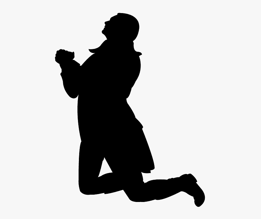 Crouching Person Silhouette