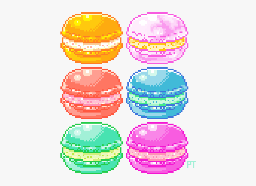 Thumb Image - Cutest Pixel Art Macaroons, HD Png Download , Transparent ...