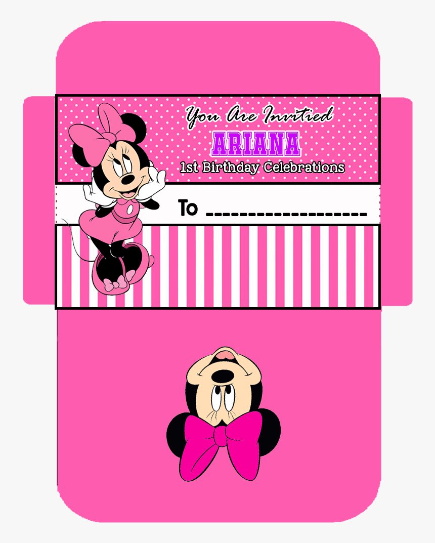 Minnie Mouse Invitation Card Envelopes Class Details - Minnie Mouse ...