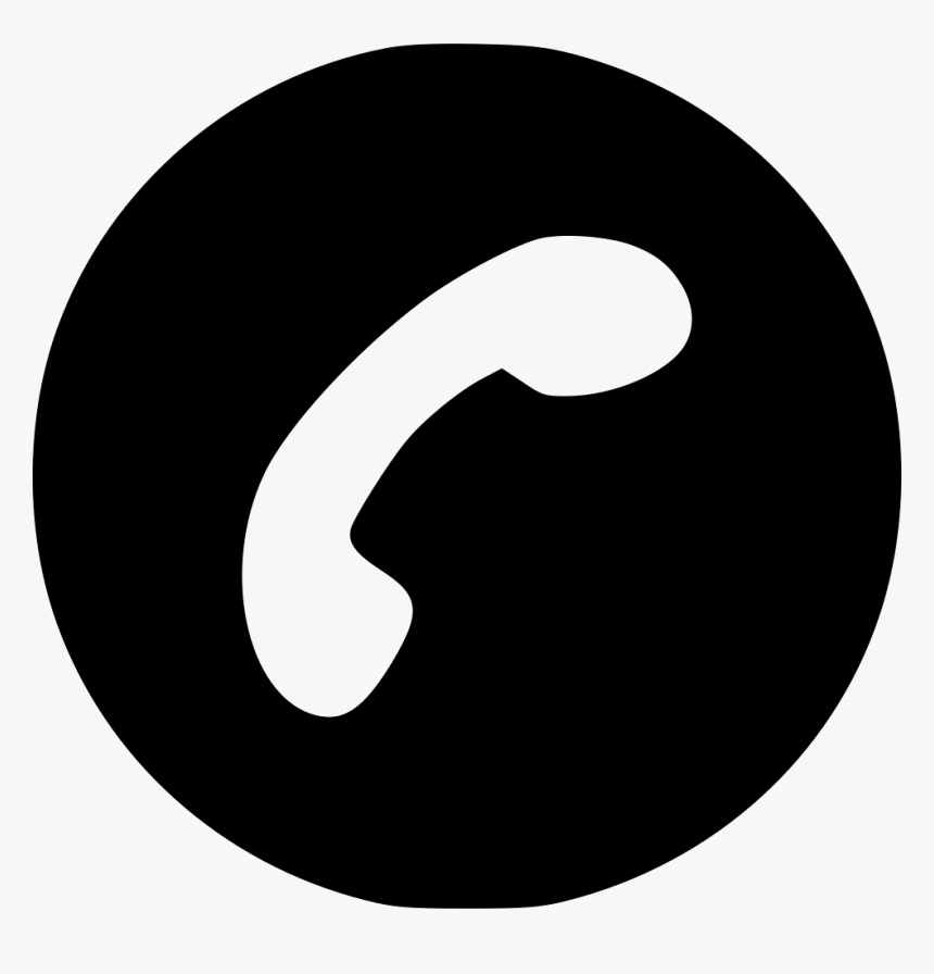 Phone Number - Black And White Letter P In Circle, HD Png Download ...
