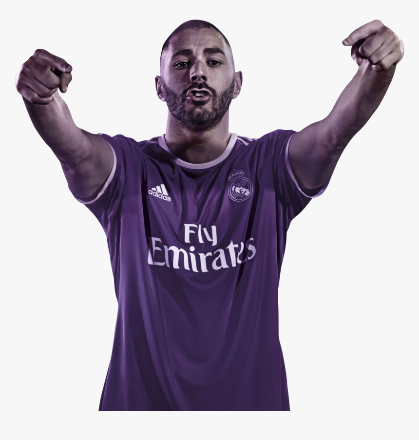 Karim Benzema render - Emirates, HD Png Download , Transparent Png ...
