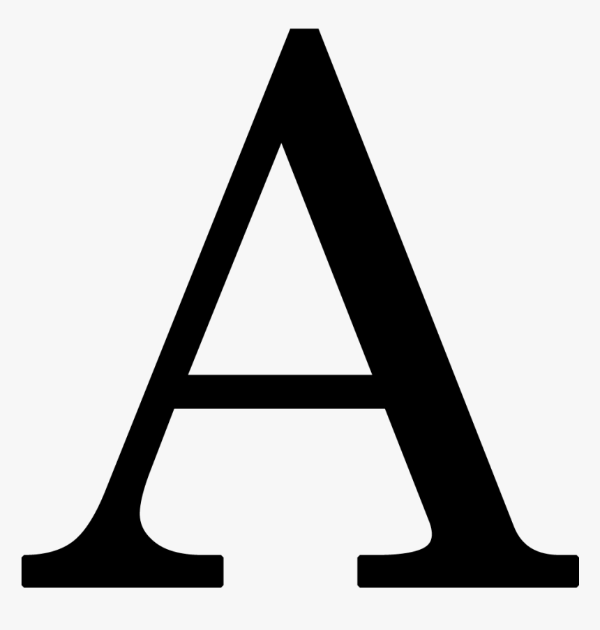 Letter A Png - Letter A Clear Background, Transparent Png , Transparent ...