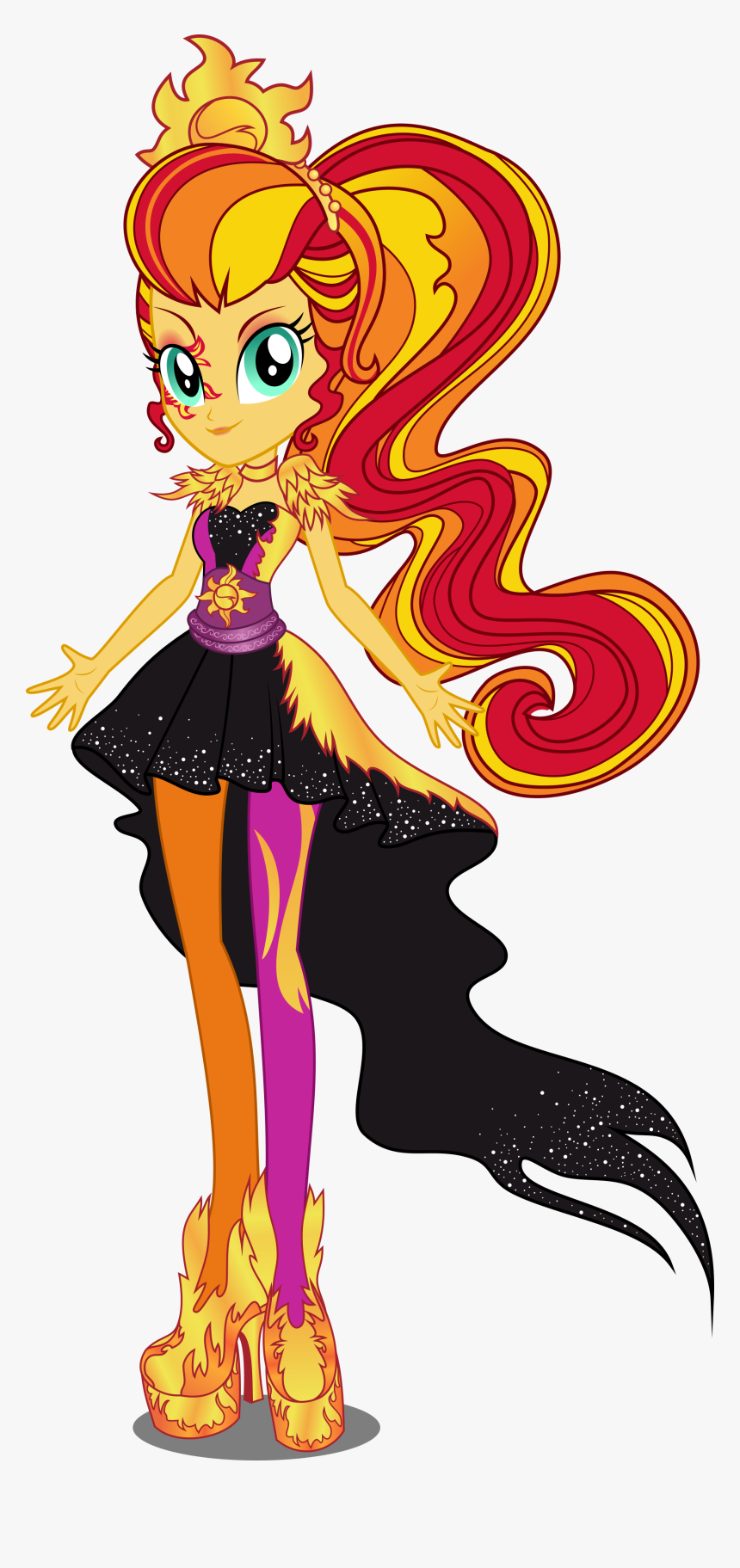 Time To Shine Clipart - Equestria Girl Sunset Shimmer, HD Png Download , Transparent Png Image ...