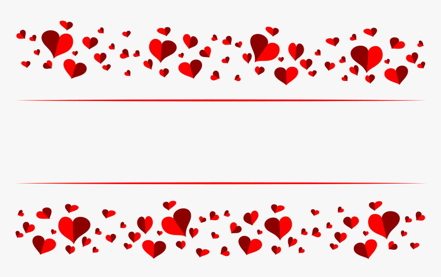 Love Heart Banner Transparent , Png Download - Love Frame Banner Png ...