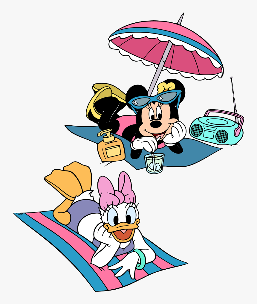 Minnie Mouse Beach Clipart