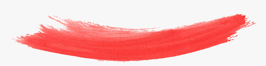 Red Watercolor Brush Strokes, HD Png Download , Transparent Png Image ...