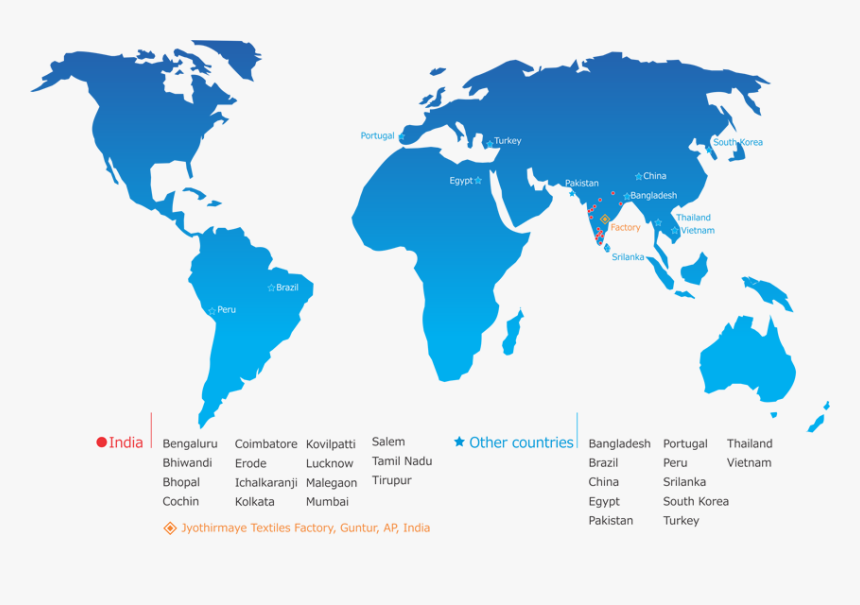 Simple World Map Svg, HD Png Download , Transparent Png Image - PNGitem