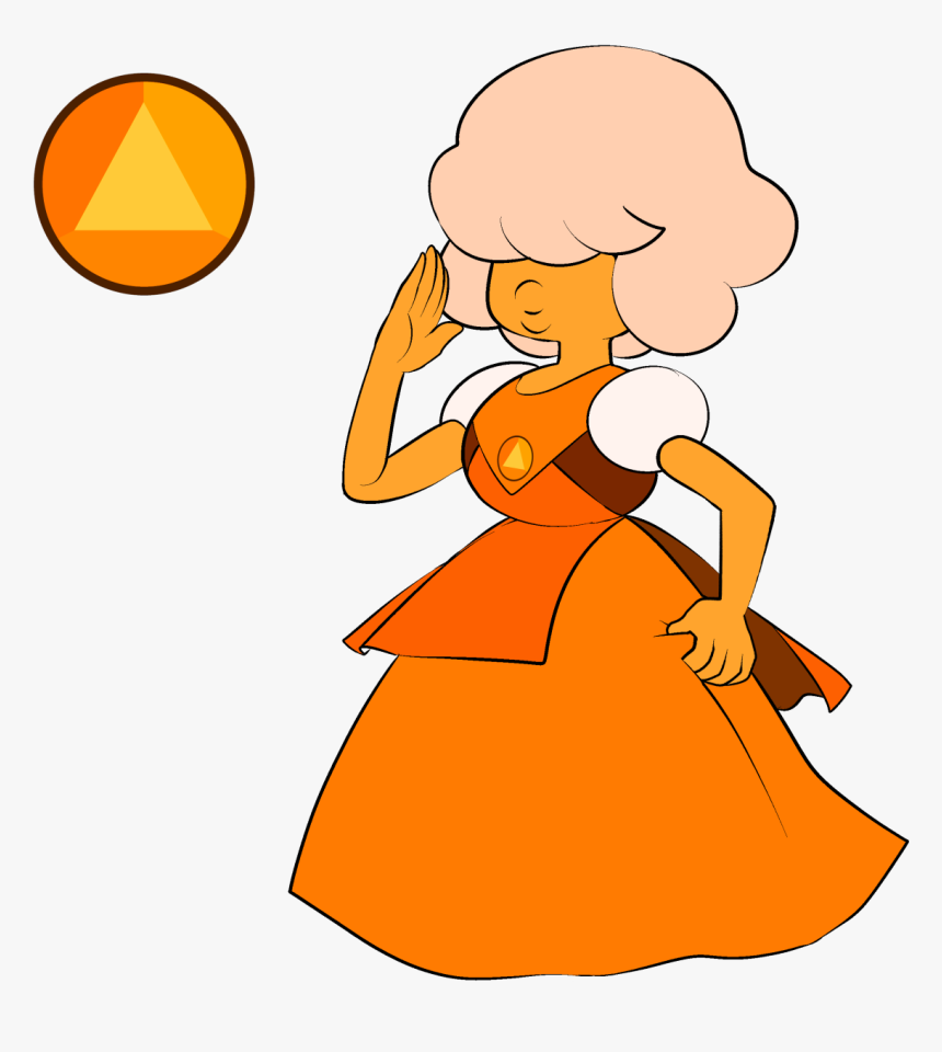 Steven Universe Orange Sapphire, HD Png Download , Transparent Png ...