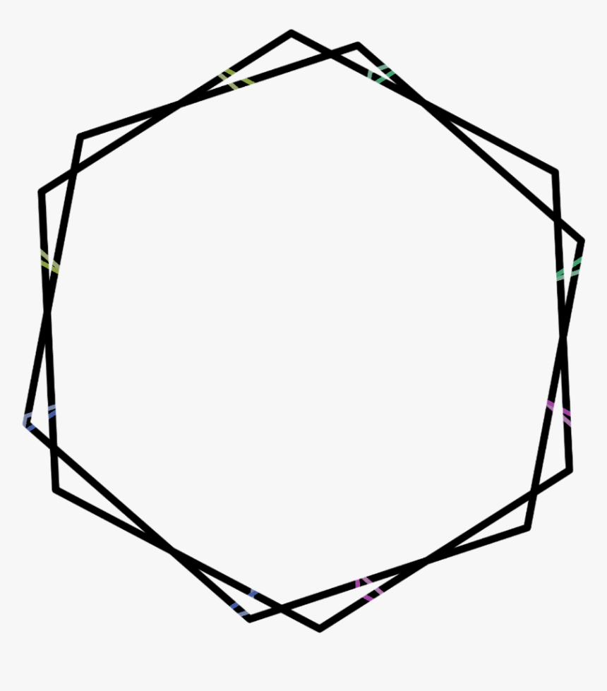 #geometric #round #pentagon #neon #border #frame #freetoedit ...