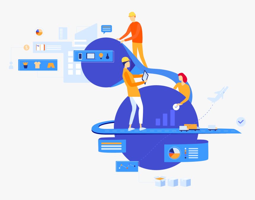 Supply Chain Warehouse Management Logo, HD Png Download , Transparent ...