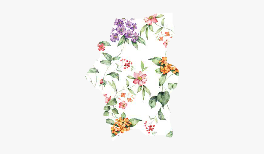 Flower Pattern Ripped Png, Transparent Png , Transparent Png Image ...