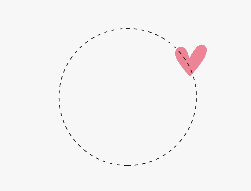 Dotted Heart Line Png