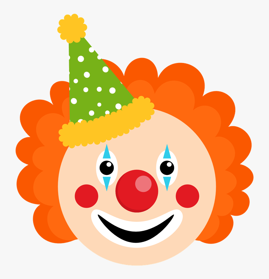 Cute Clown Face Clipart, HD Png Download , Transparent Png Image - PNGitem