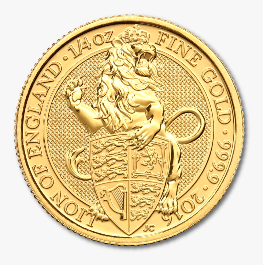 Queen S Beasts Lion 1/4oz Gold Coin 2016 Motif - 2019 Falcon 2 Oz ...