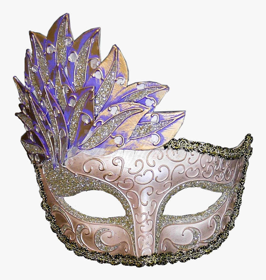 Purple Masquerade Mask Background