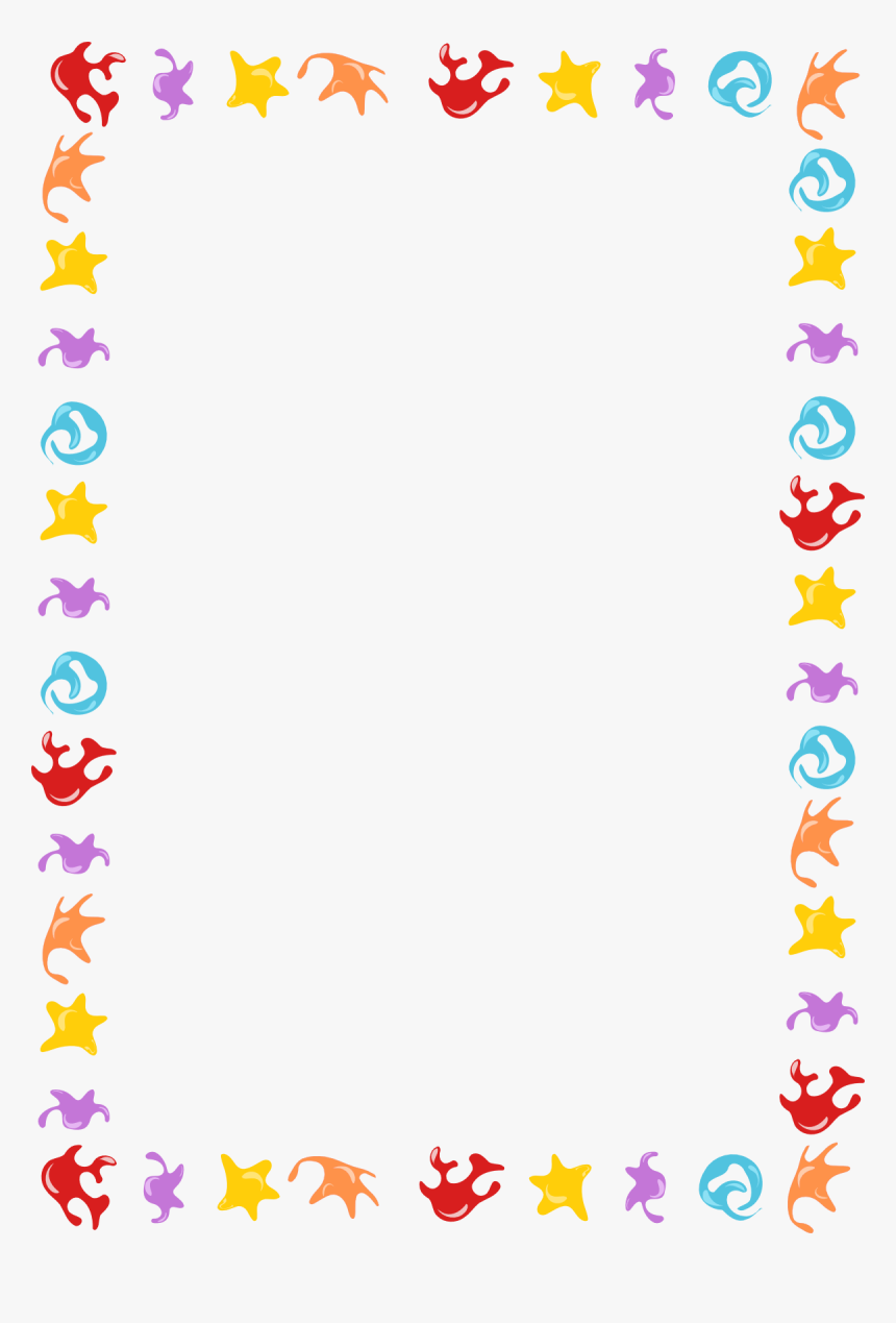 Abstract Border 2 Vector - 70's Theme Border, HD Png Download ...