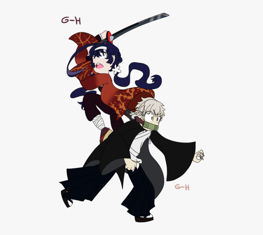 Bsd X Knydemon Slayer Kyoukademon Atsushi - Kny X Bsd, HD Png Download ...