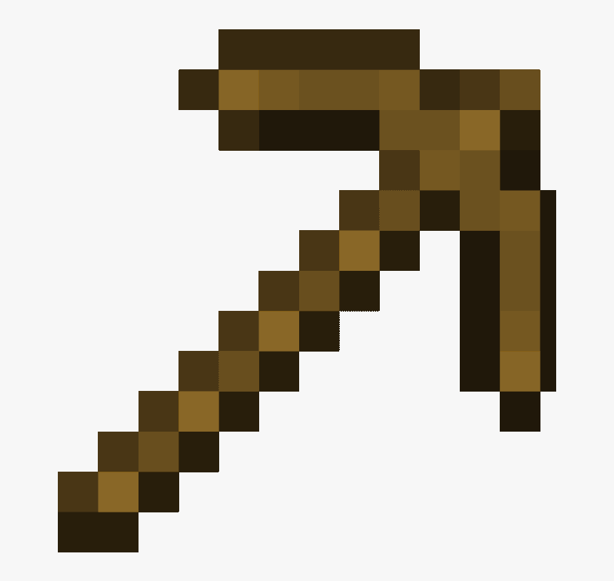 La Enciclopedia De Minecraft - Minecraft Wooden Pickaxe, HD Png ...