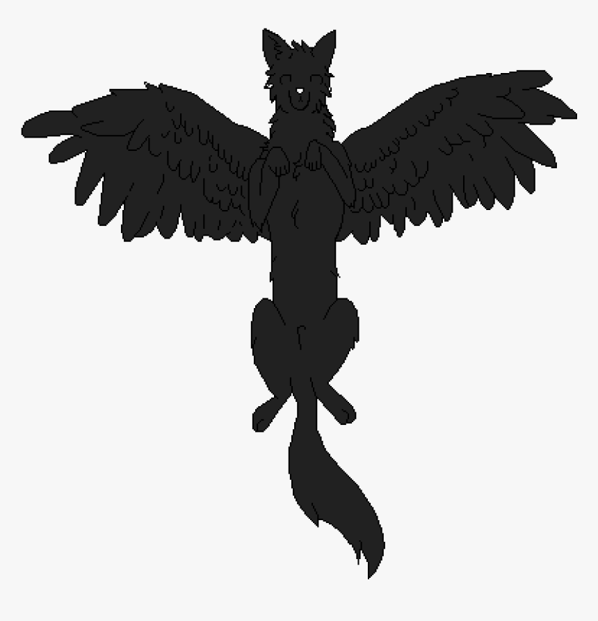 Cartoon Wolves With Wings