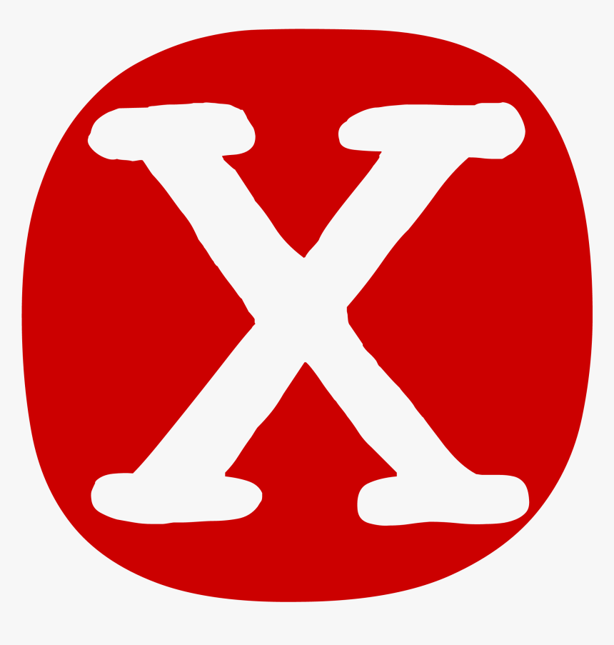 Red X Rounnd Button - Exam Calendar September 2019, HD Png Download ...