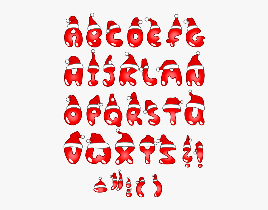 Christmas Alphabet Letters, HD Png Download , Transparent Png Image ...