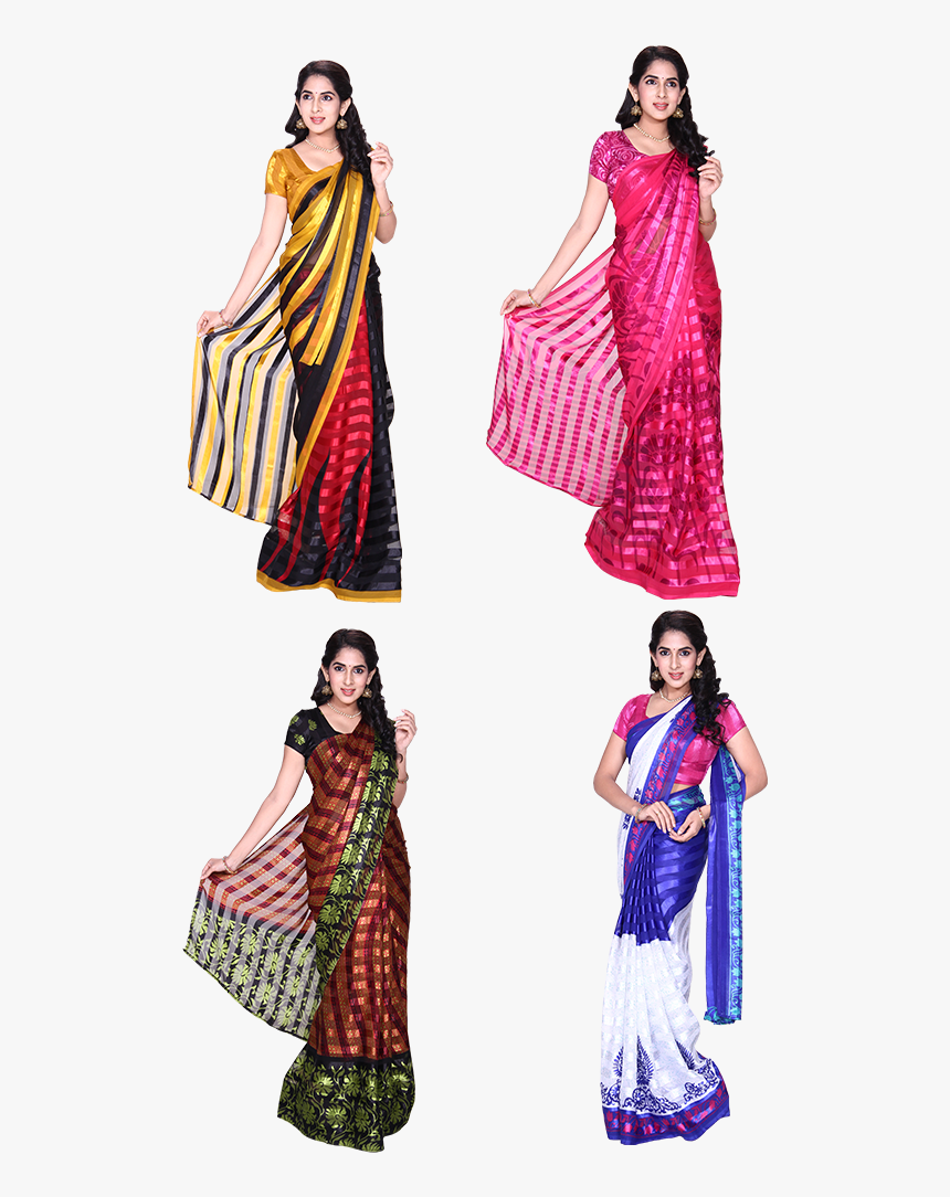 Graphic Royalty Free Transparent Saree Satin - Silk, HD Png Download ...