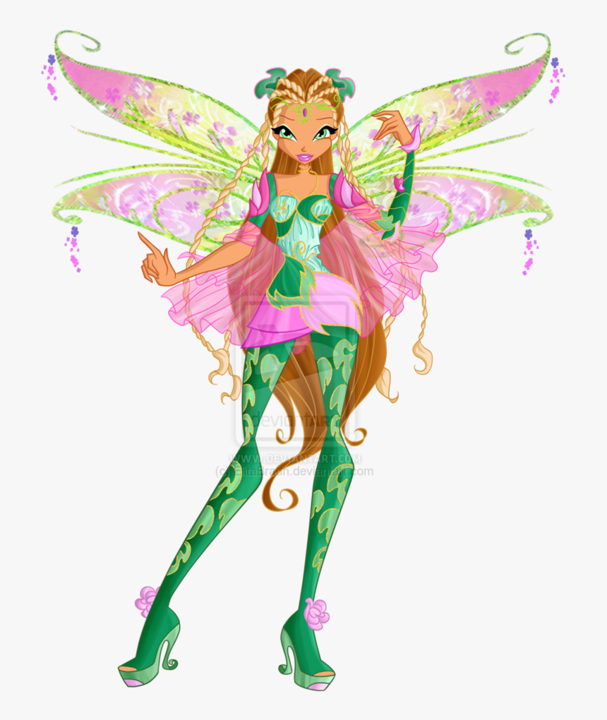 Winx Club Flora Bloomix Transformation, HD Png Download , Transparent ...