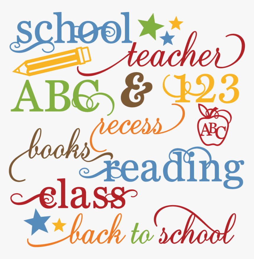 Free School Svg Files, HD Png Download , Transparent Png Image - PNGitem