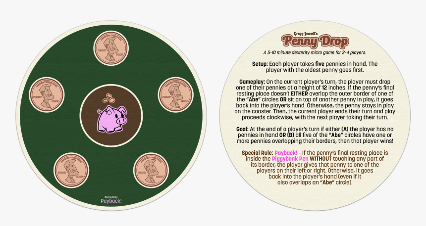 Transparent Back Hand Clipart - Penny Drop Game Rules, HD Png Download ...