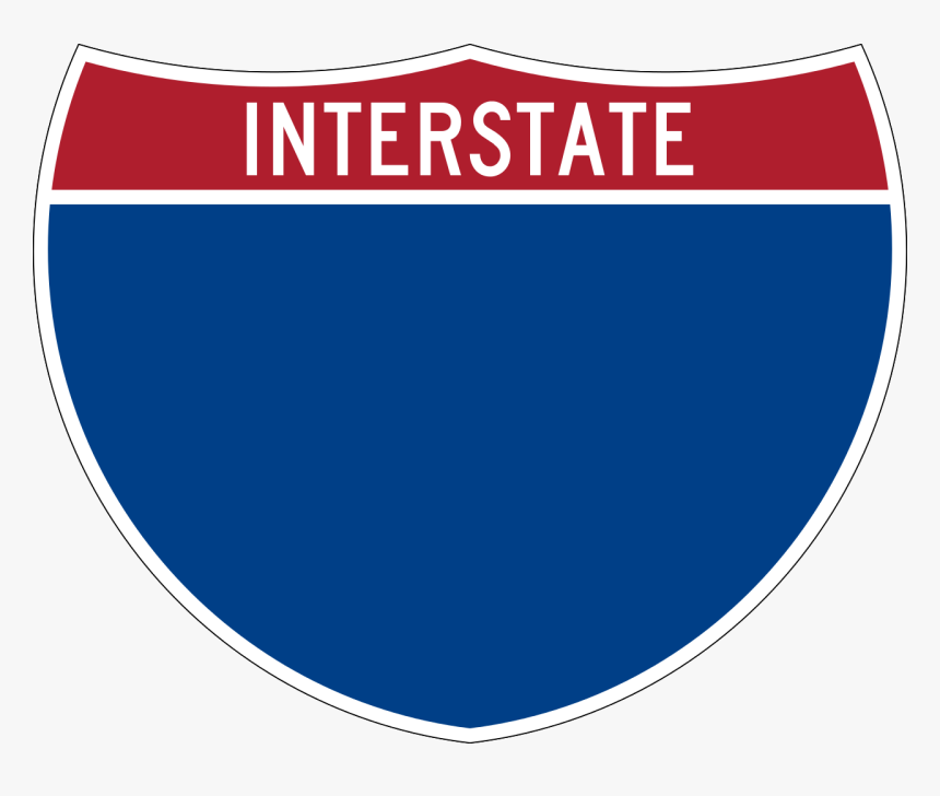 Transparent Blank Shield Png - Blank Interstate Highway Sign, Png ...