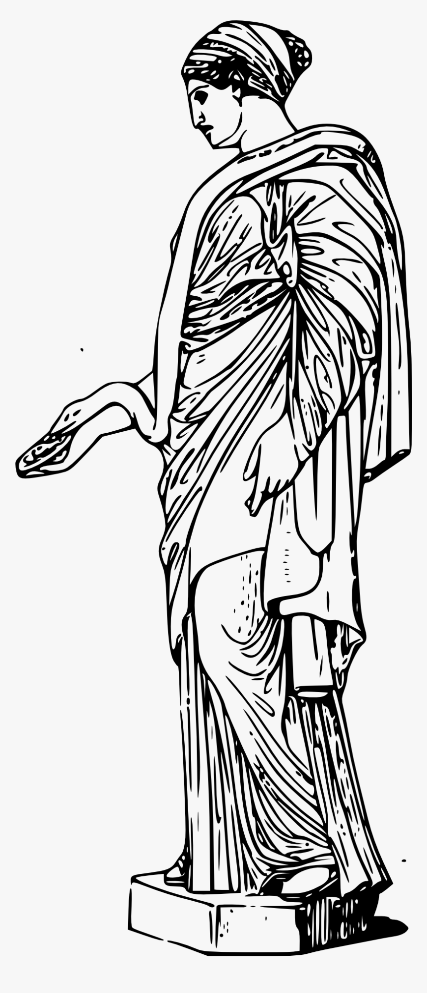 Clip Art Ancient Greece Toga - Toga Greek Art, HD Png Download ...