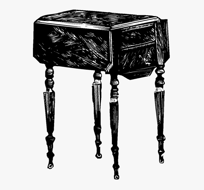 Transparent Old Table Png - End Table, Png Download , Transparent Png ...