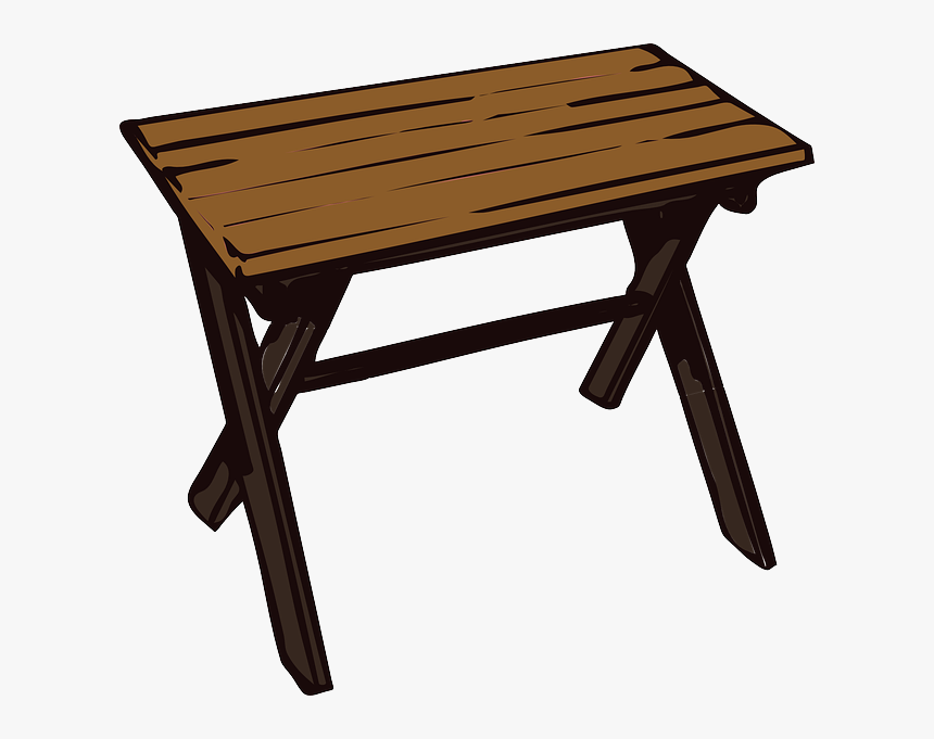 Wooden Table Clipart, HD Png Download , Transparent Png Image - PNGitem
