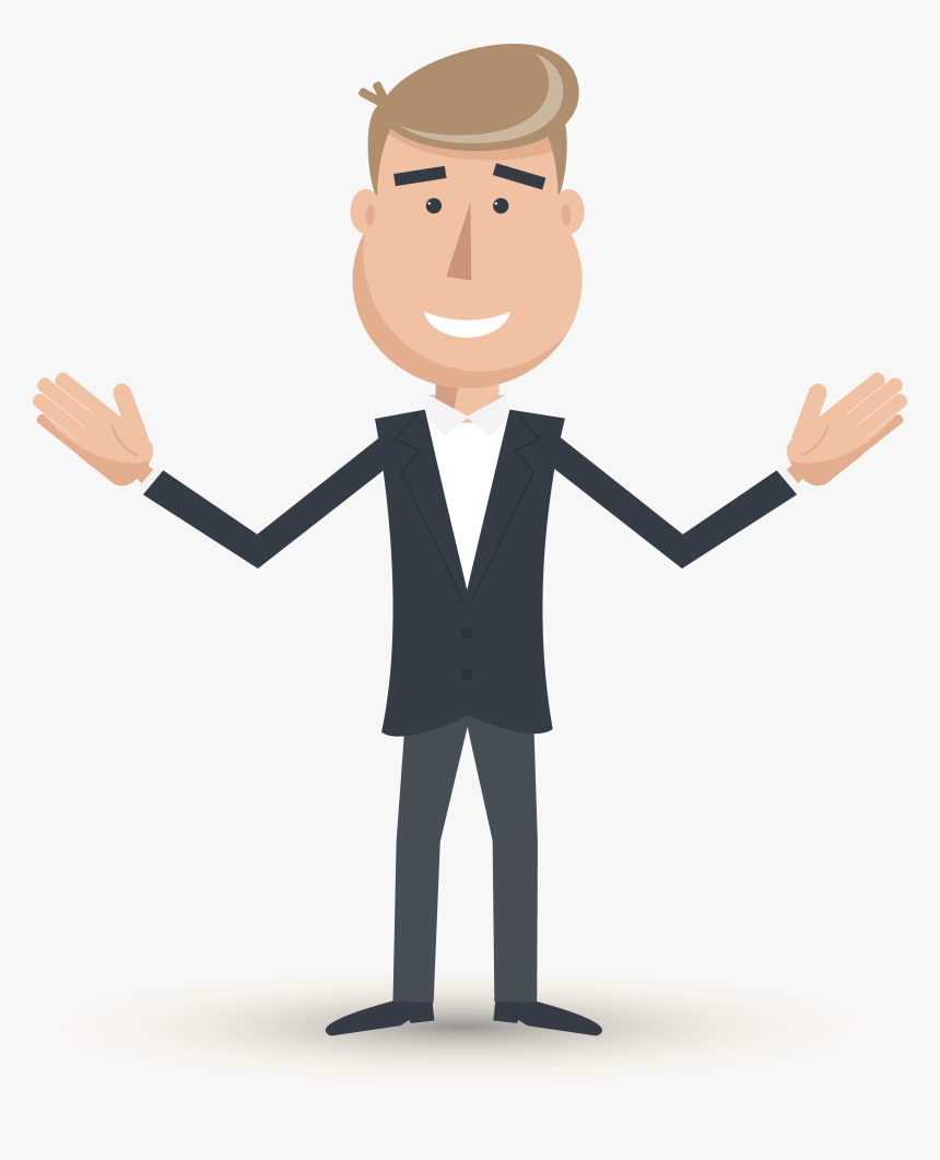 Vector Graphics Cartoon Image Man Illustration - Man Transparent ...
