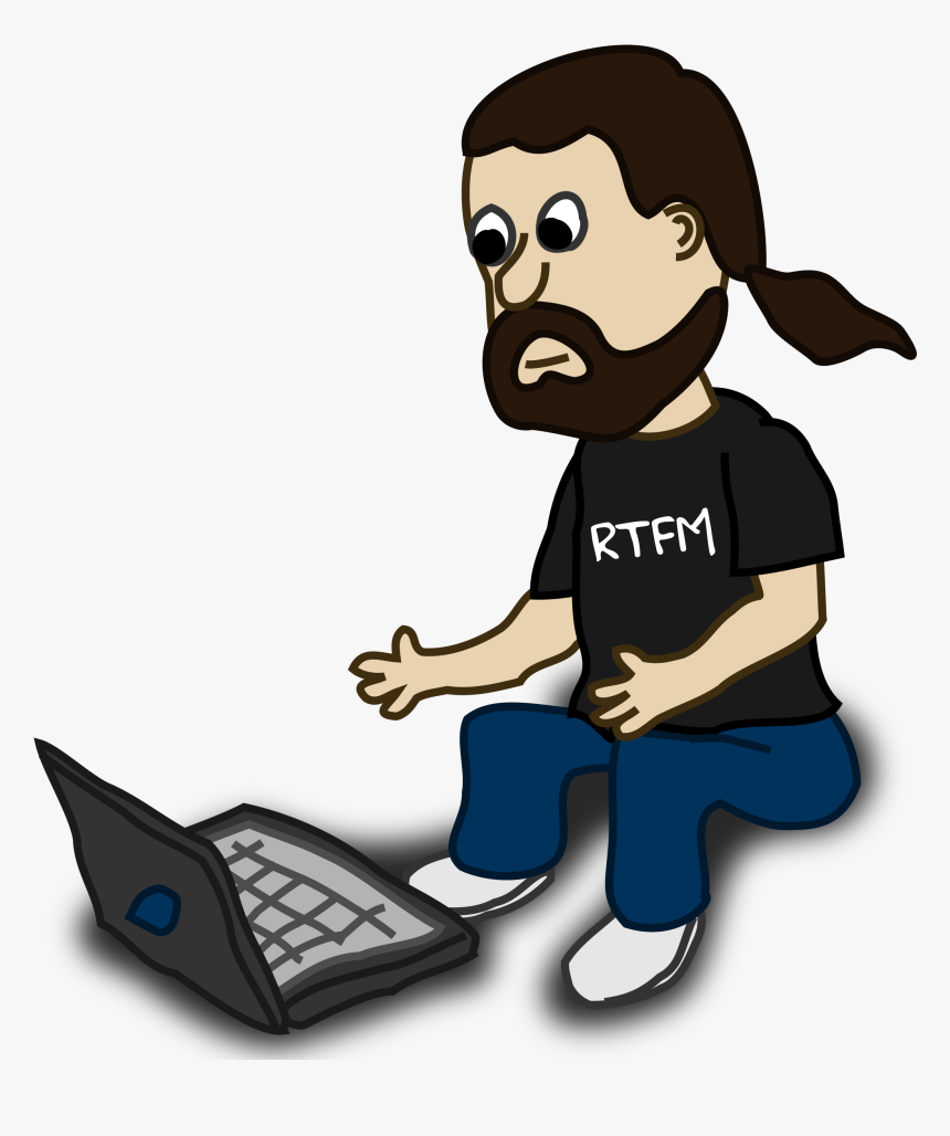 Person At Computer Cartoon - Cartoon People On Computers, HD Png ...