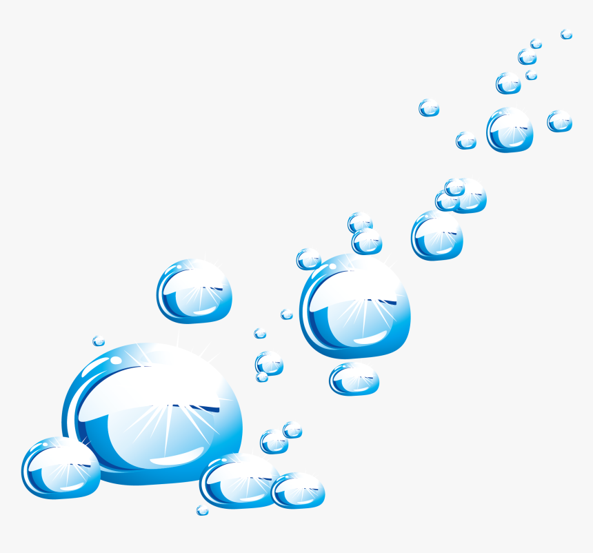 Drop Water Euclidean Vector - 3d Water Drop Png, Transparent Png ...