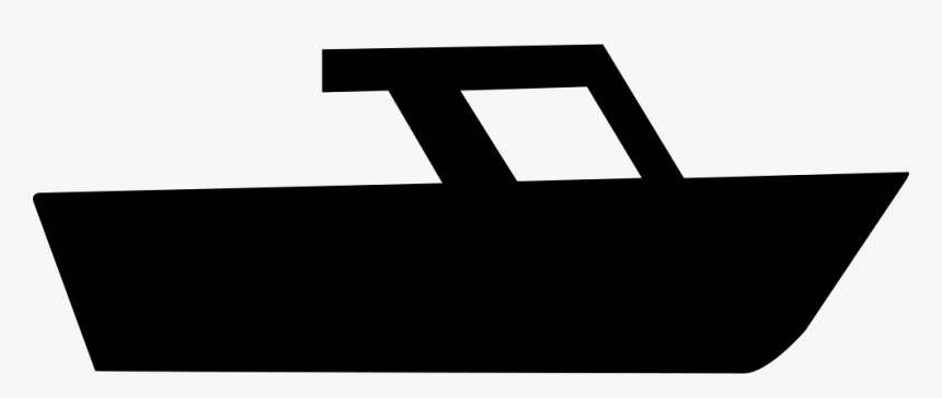 Transparent Speed Boat Clipart Black And White - Boat Silhouette Side ...