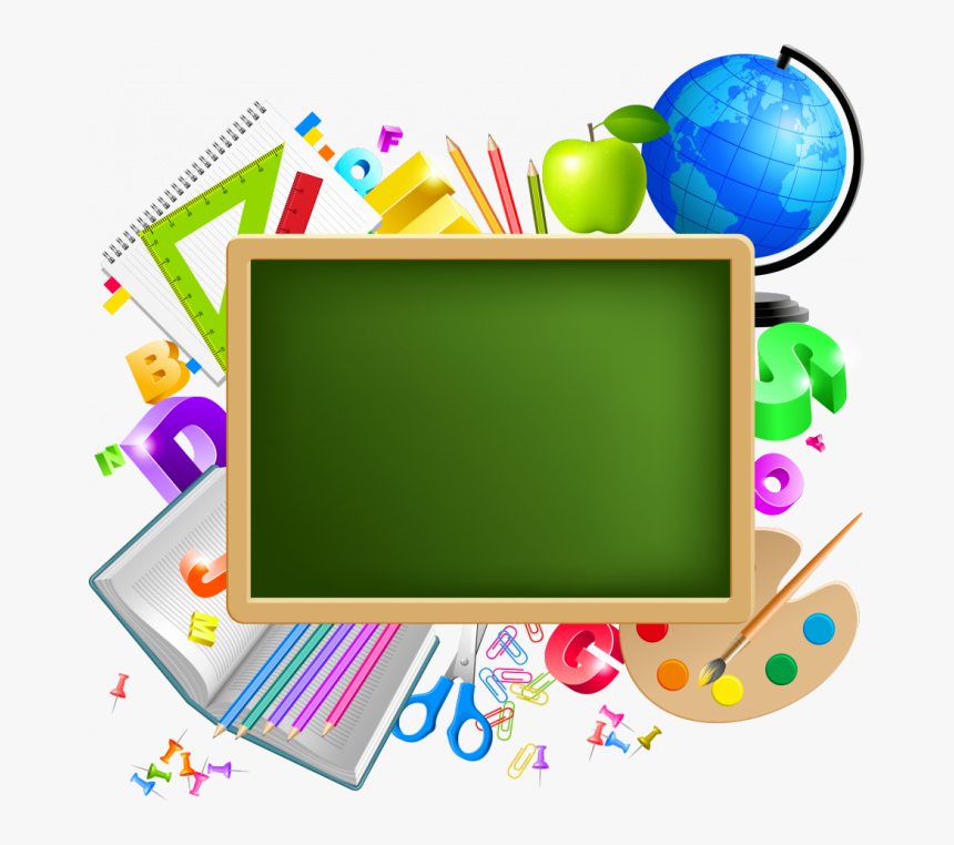 Back To School Png Borders - School Board Transparent Background, Png ...