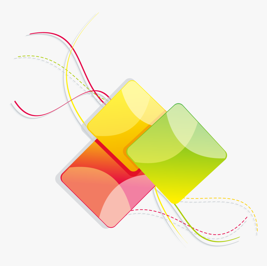 Line Icon Abstract Lines - Colorful Wavy Background Png, Transparent ...
