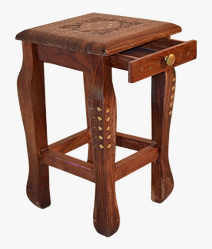 Wood Stool - End Table, HD Png Download , Transparent Png Image - PNGitem