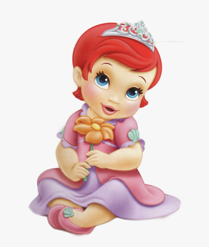 Little Mermaid Cute Baby Ariel, HD Png Download , Transparent Png Image ...