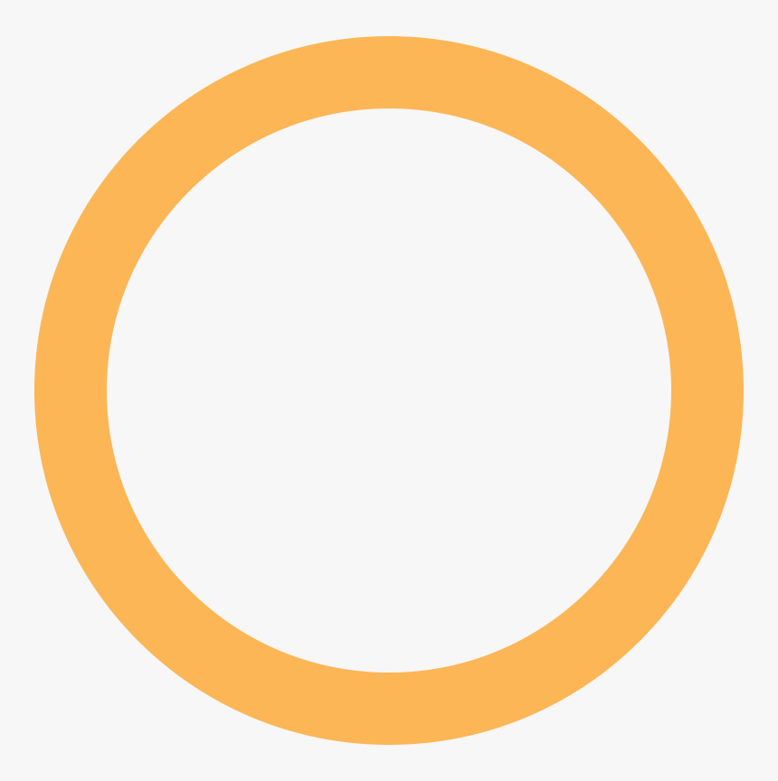 Orange Circle Outline