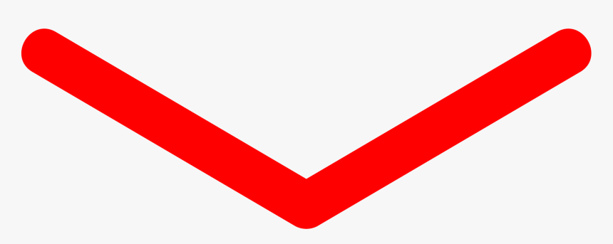 Flecha Bajar - Arrow Down Red Icon Svg, HD Png Download , Transparent ...
