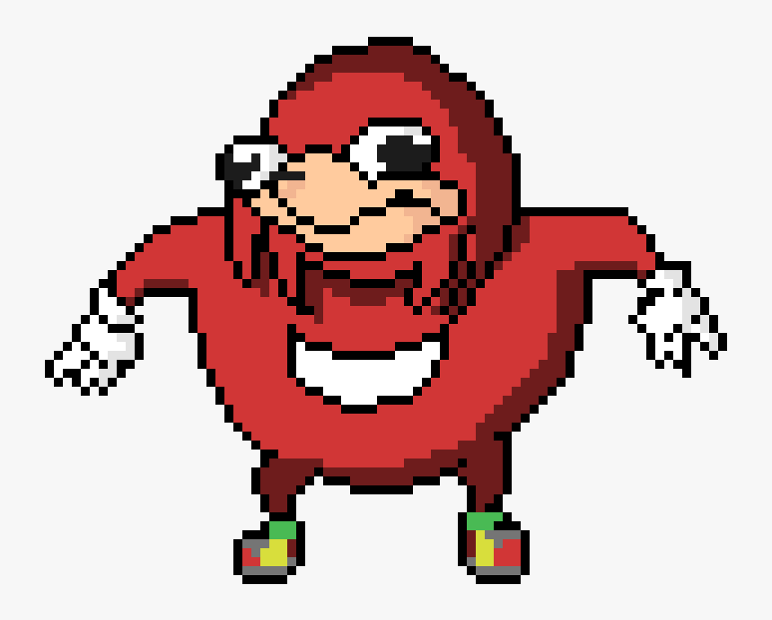 Ugandan Knuckles Pixel Art Png, Transparent Png , Transparent Png Image ...