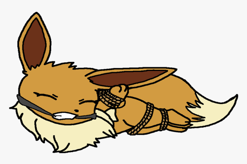 Eevee Vector By Soupcanz - Pokemon Eevee Tied Up, HD Png Download ...