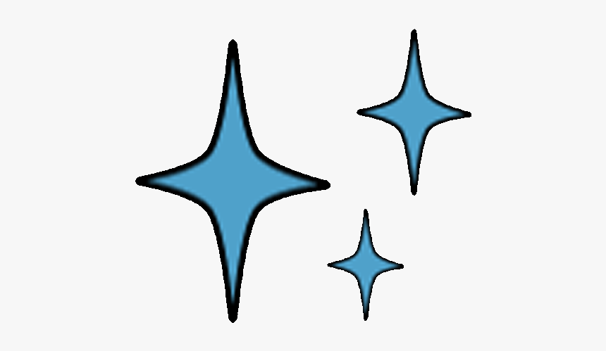Blue Sparkle Trnsp - Transparent Blue Sparkle Gif, HD Png Download ...